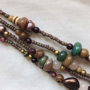 Nakamol | Jewelry | Nakamol Multi Color Semi Beaded Pendant Necklace ...